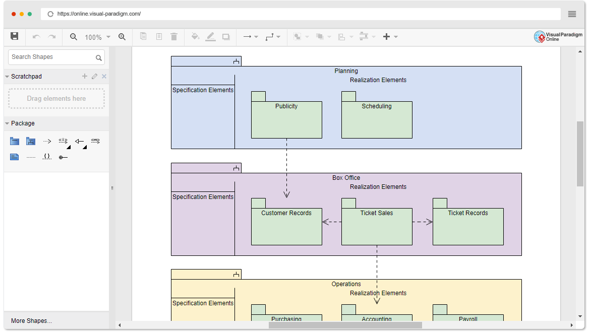 Uml диаграмма в visual studio